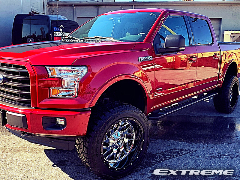 2017 Ford F-150 - 22x12 Fuel Offroad Wheels 35x12.5R22 Toyo Tires Rough ...