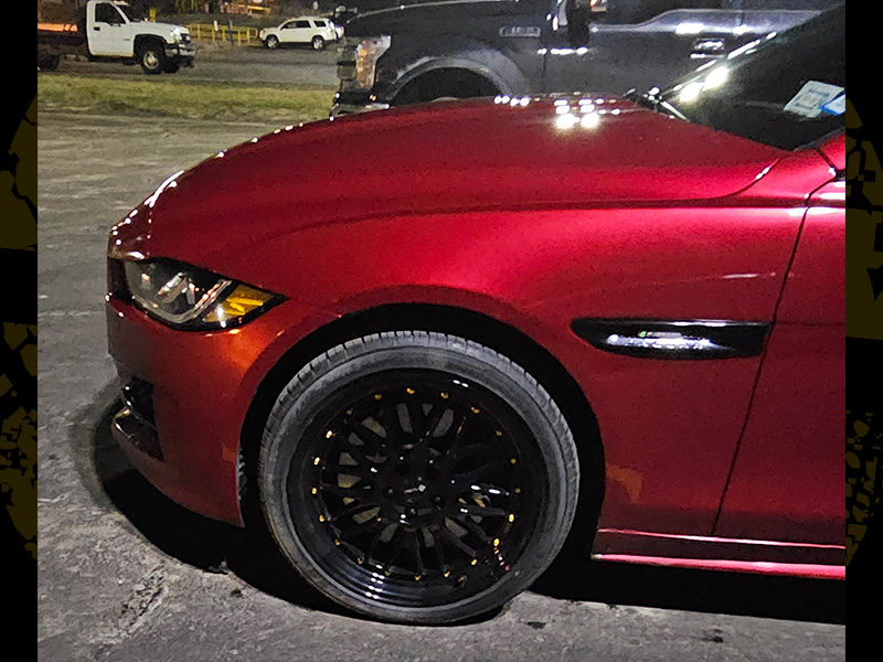 2017 Jaguar XE - 19x8.5 Vors Wheels 235/40R19 Lexani Tires