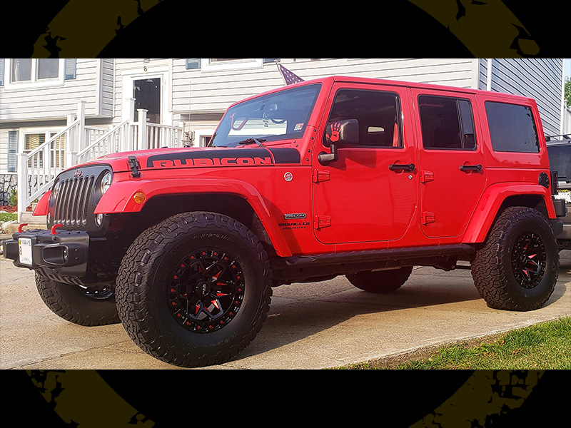 2017 Jeep Wrangler - 17x9 RTX Wheels LT315/70R17 BFGoodrich Tires