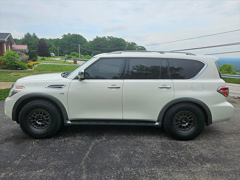 2017 Nissan Armada - 18x9 Mayhem Wheels LT295/70R18 Kumho Tires