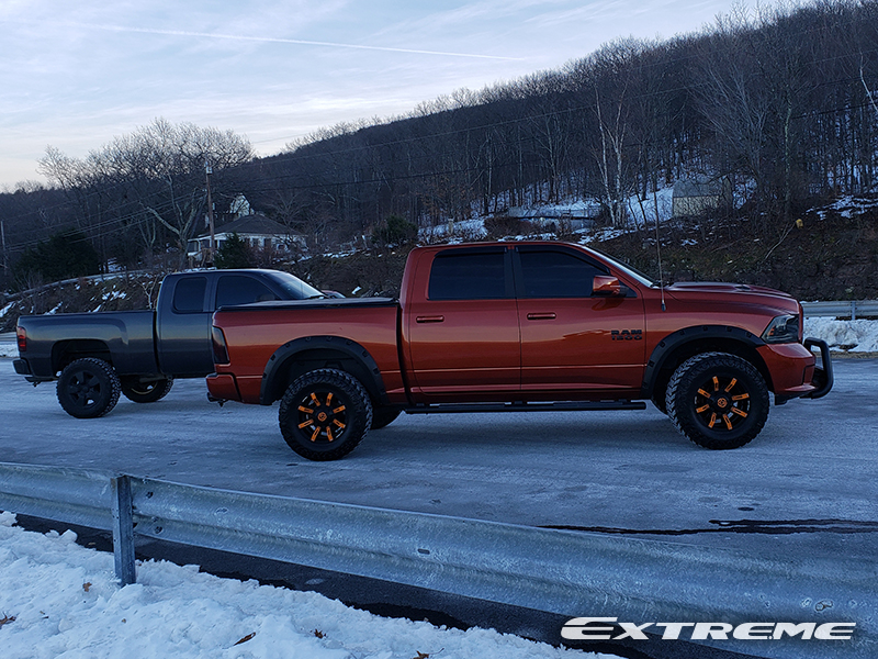 2017 Ram 1500 - 18x9 Anthem Wheels 35x12.5R18 Atturo Tires Rough ...