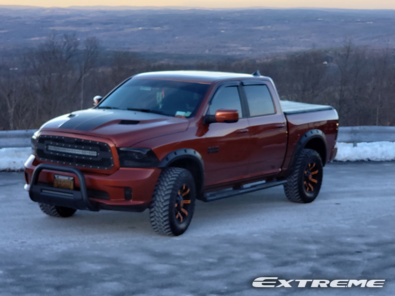 2017 Ram 1500 - 18x9 Anthem Wheels 35x12.5R18 Atturo Tires Rough ...