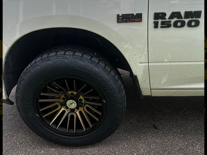 2017 Ram 1500 - 20x10 XF Offroad Wheels 275/60R20 Toyo Tires