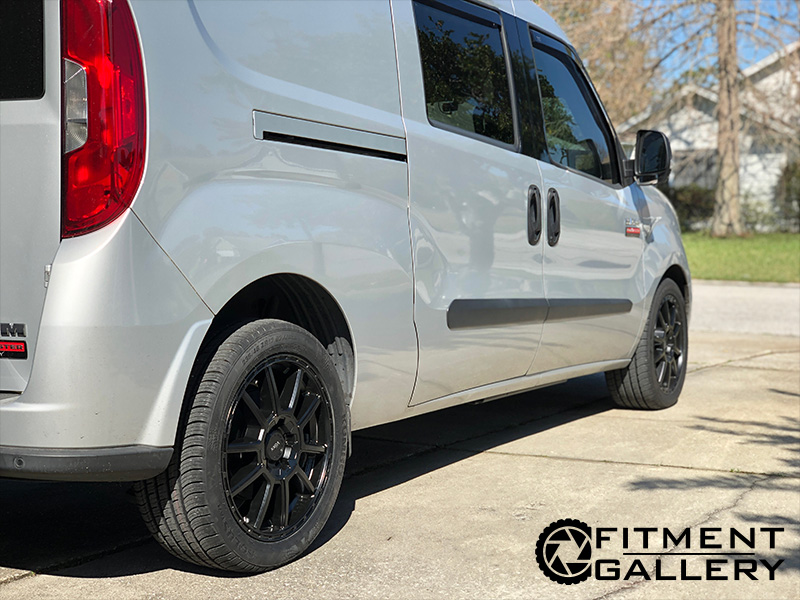 2017 Ram ProMaster City - 17x7.5 Voxx Wheels 235/45R17 Kumho Tires