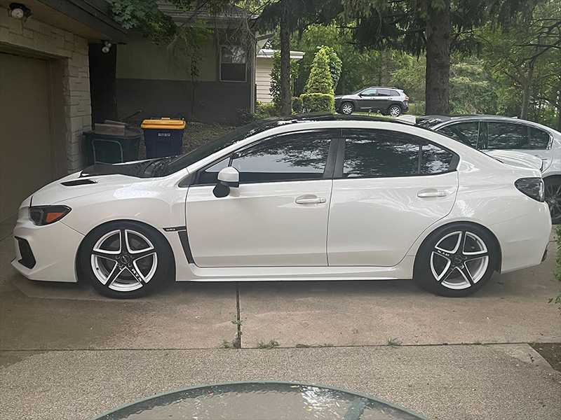 2017 Subaru WRX - 18x8 RTX Wheels 245/40R18 Nitto Tires