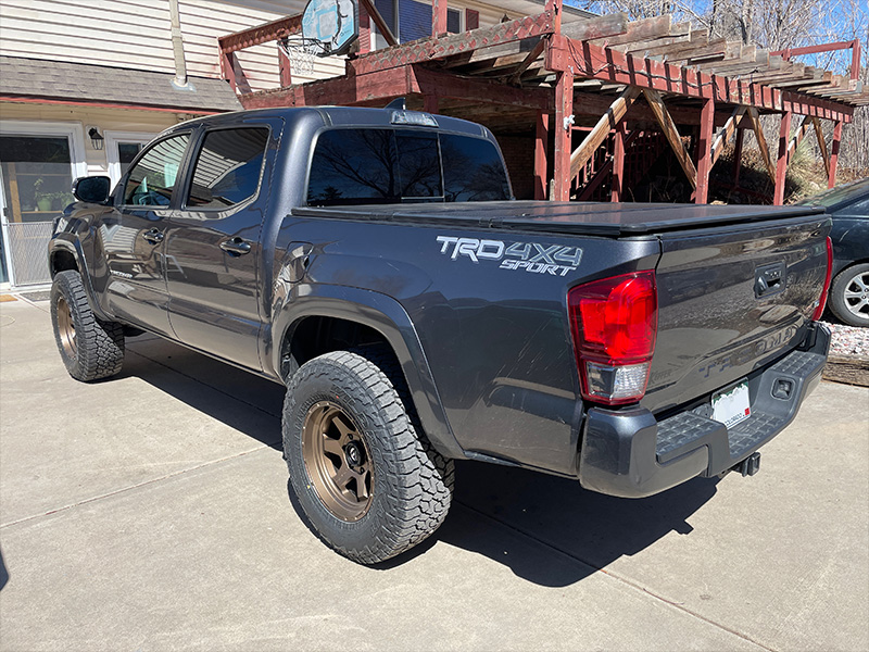 2017 Toyota Tacoma - 17x9 Fuel Offroad Wheels LT275/70R17 Falken Tires