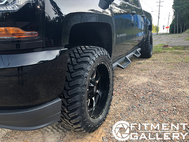 2018 Chevrolet Silverado 1500 - 20x10 Moto Metal Wheels LT33x12.50R20 ...