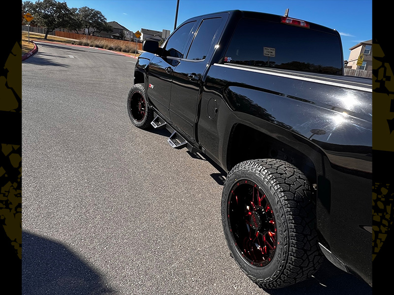 2018 Chevrolet Silverado 1500 - 20x10 Massiv Off-Road Wheels LT33x12 ...