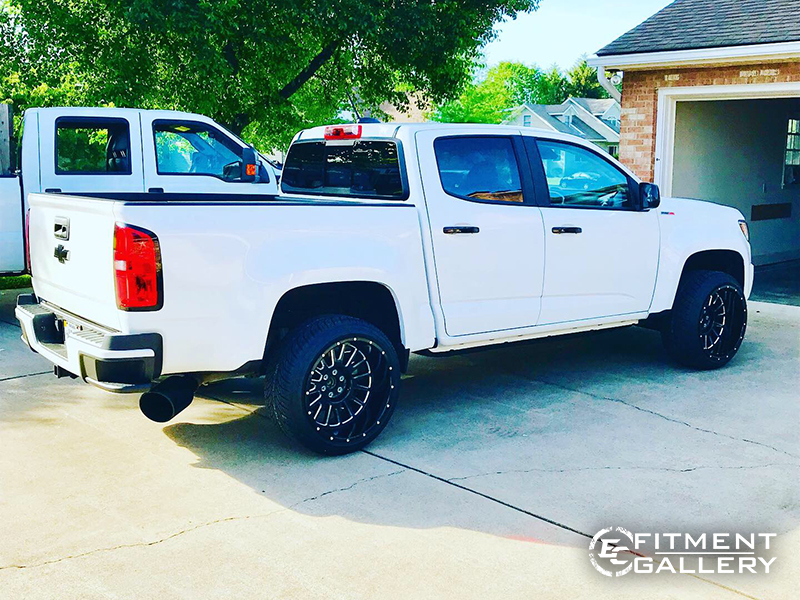 2018 Chevrolet Colorado - 20x12 American Offroad Wheels 275/40R20 ...