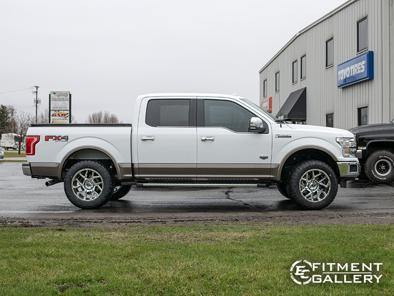 2018 Ford F-150 - 20x10 Vision Wheels 305/55R20 AMP Tires BDS 2.5-inch ...