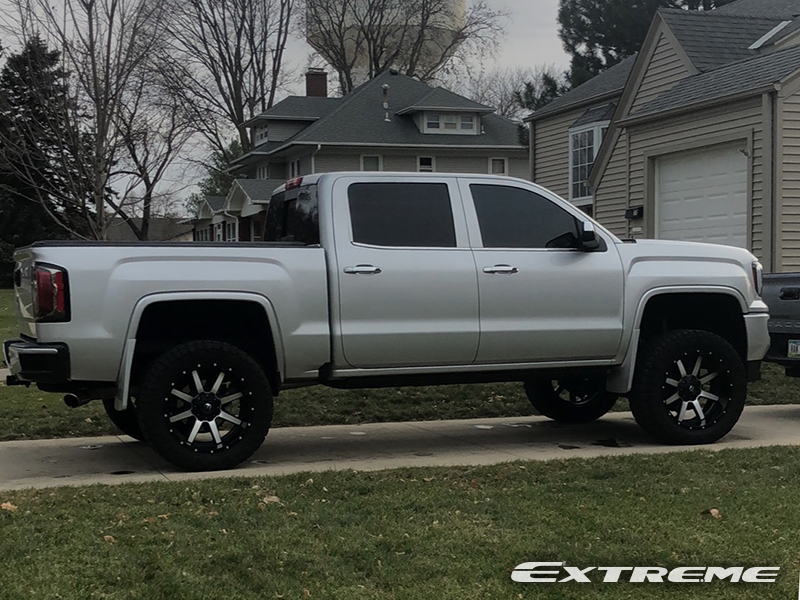 2018 GMC Sierra 1500 - 22x10 Fuel Offroad Wheels 35x12.5R22 Nitto Tires ...