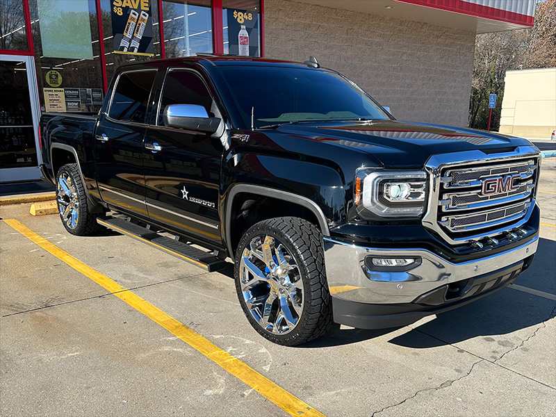 2018 GMC Sierra 1500 - 24x10 OE Performance Wheels 305/35R24 Atturo Tires