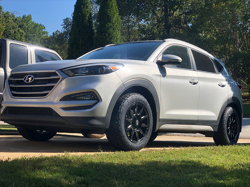 2018 Hyundai Tucson - 17x8 XD Series Wheels 225/60R17 Toyo Tires