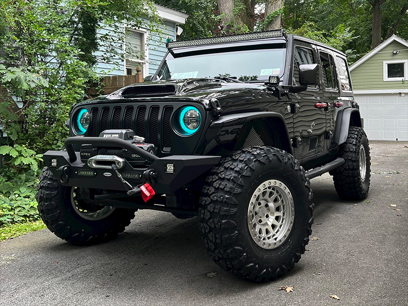 2018 Jeep Wrangler - 17x9 Black Rhino Wheels 37x12.50R17 Yokohama Tires