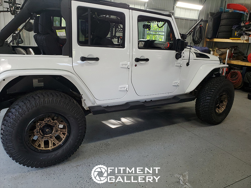 2018 Jeep Wrangler JK - 17x9 Fuel Offroad Wheels LT35x12.50R17 Atturo Tires