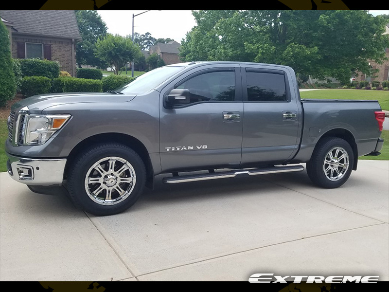 2018 Nissan Titan - 20x9 Raceline Wheels P275/60R20 Bridgestone Tires