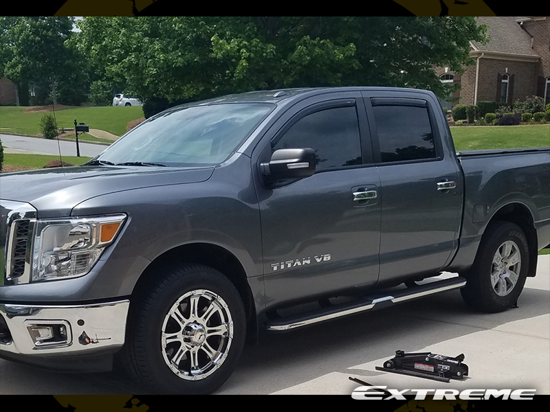 2018 Nissan Titan - 20x9 Raceline Wheels P275/60R20 Bridgestone Tires