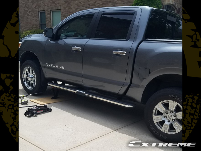 2018 Nissan Titan - 20x9 Raceline Wheels P275/60R20 Bridgestone Tires