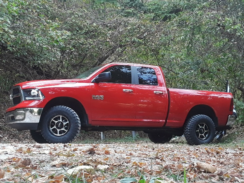 2018 Ram 1500 - 17x9 Vision Offroad Wheels 285/70R17 Ironman Tires ...