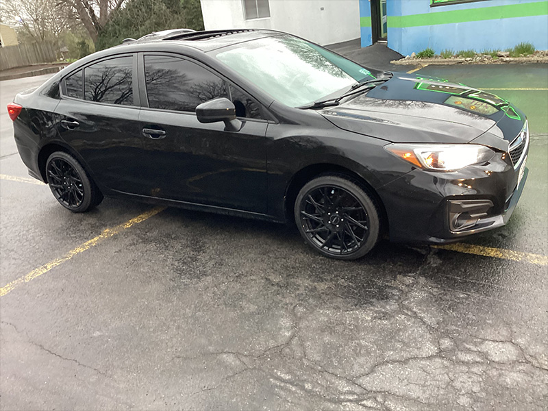 2018 Subaru Impreza - 17x7.5 Motiv Wheels 205/40ZR17 Lexani Tires