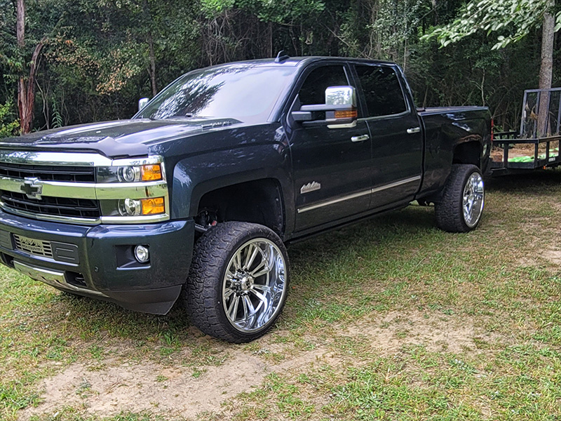 2019 Chevrolet Silverado 2500 HD - 24x12 Hardrock Wheels LT33x12.50R24 ...