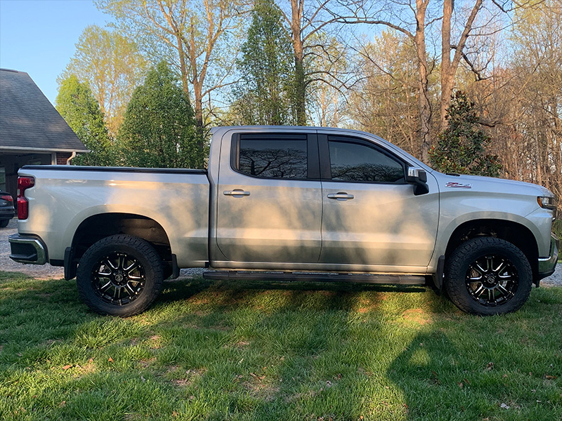 2019 Chevrolet Silverado 1500 - 20x9 Black Rhino Wheels 305/55R20 Nitto ...