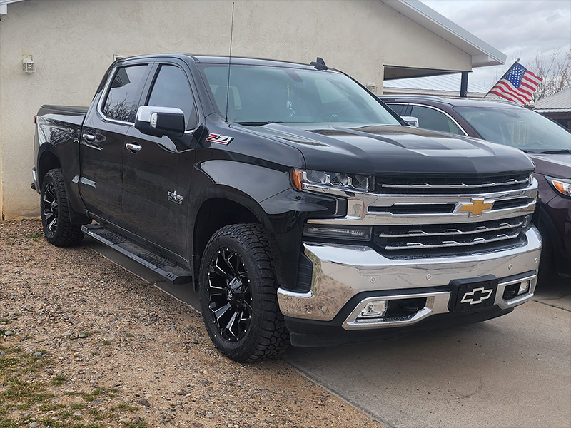 2019 Chevrolet Silverado 1500 - 20x9 Fuel Offroad Wheels 275/55R20 ...