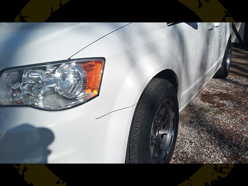 2019 Dodge Grand Caravan - 17x8 Black Rhino Wheels 225/65R17 ...