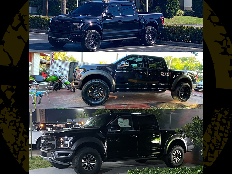 2019 Ford F-150 - 20x9.5 Black Rhino Wheels 265/50R20 Nitto Tires