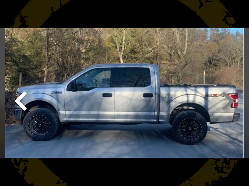 2019 Ford F-150 - 20x10 TIS Offroad Wheels 33x12.50R20 Kenda Tires