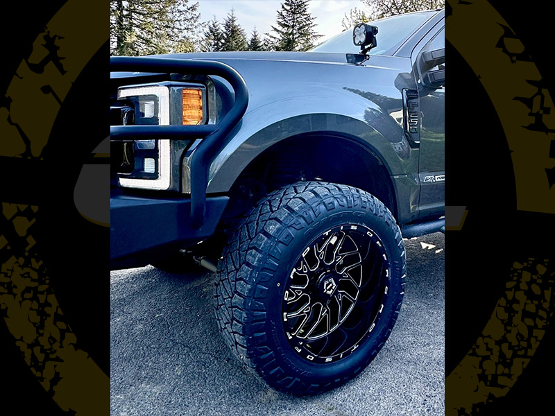 2019 Ford F-250 Super Duty - 22x12 TIS Offroad Wheels LT37x13.50R22 ...