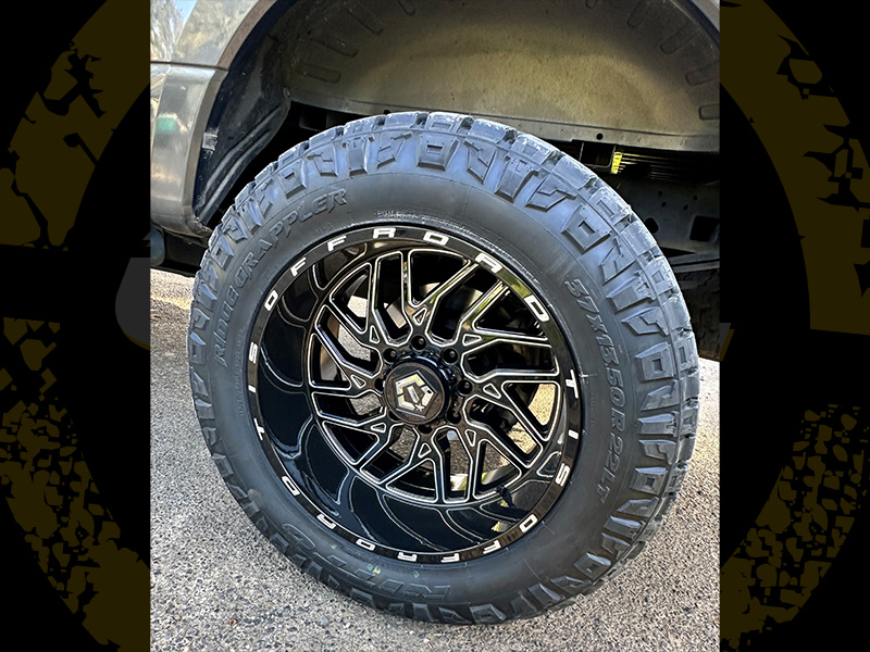 2019 Ford F-250 Super Duty - 22x12 TIS Offroad Wheels LT37x13.50R22 ...