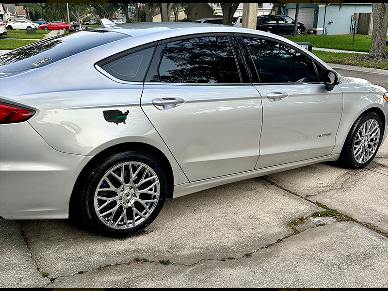 2019 Ford Fusion - 18x8 Touren Wheels 235/45ZR18 Advanta Tires