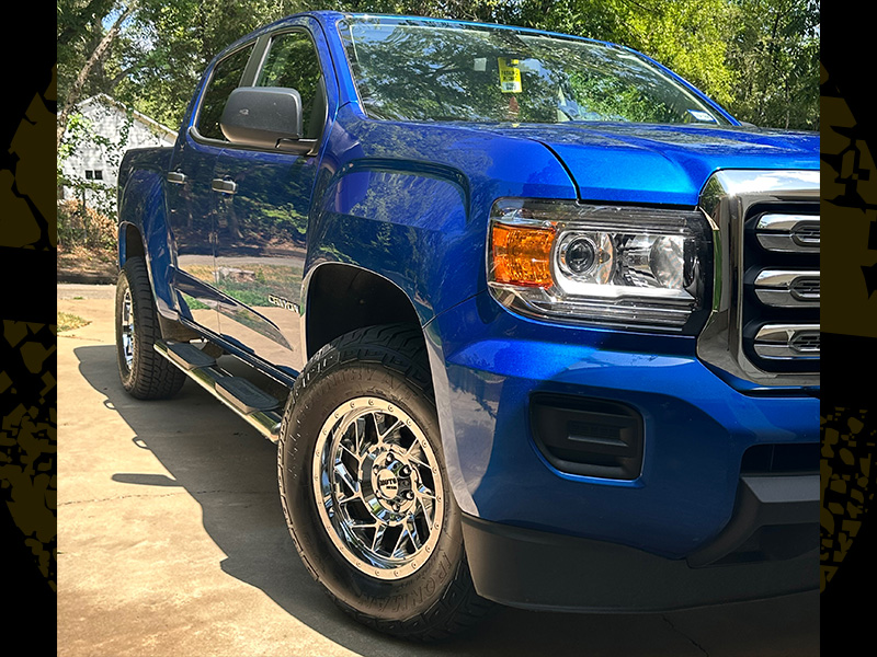 2019 GMC Canyon - 16x8 Moto Metal Wheels 265/70R16 Ironman Tires