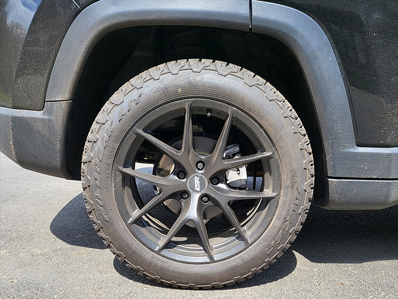 2019 Jeep Compass - 18x8.5 ESR Wheels 235/55R18 Falken Tires