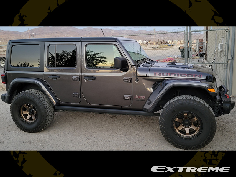 2019 Jeep Wrangler - 17x9 Fuel Offroad Wheels LT315/70R17 Falken Tires