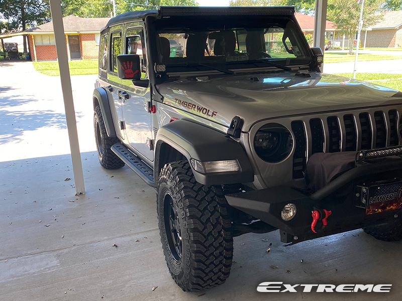 2019 Jeep Wrangler - 17x9 Vision Offroad Wheels LT285/70R17 Falken Tires