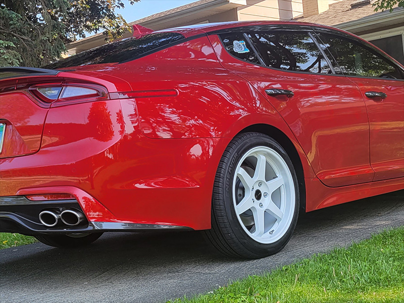 2019 Kia Stinger - 18x8.5 Vors Wheels 225/45R18 Cooper Tires