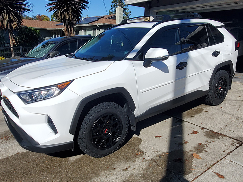 2019 Toyota RAV4 - 17x8 KMC Wheels LT225/65R17 BFGoodrich Tires