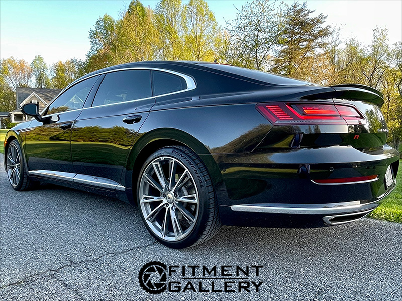 2019 Volkswagen Arteon - 20x9 Asanti Black Label Wheels 245/35R20 ...