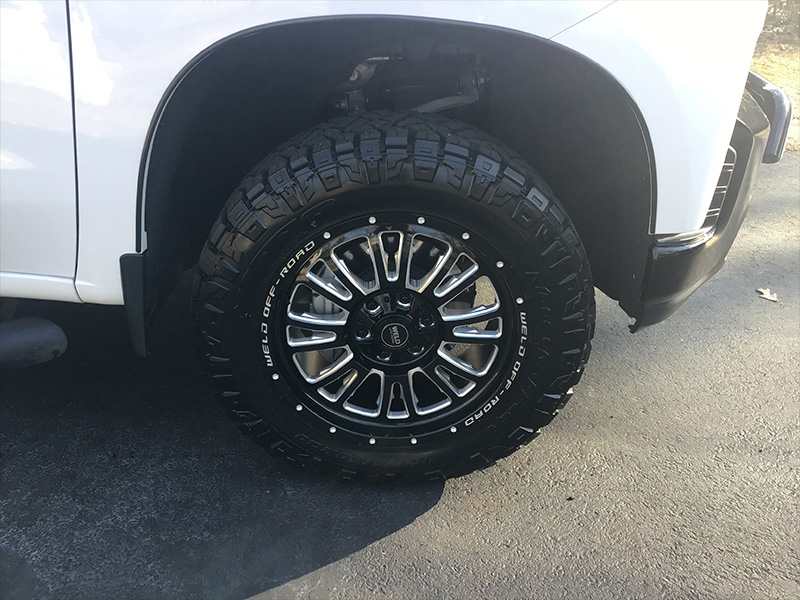2020 Chevrolet Silverado 1500 - 20x9 Weld Off-Road Wheels LT275/60R20 ...