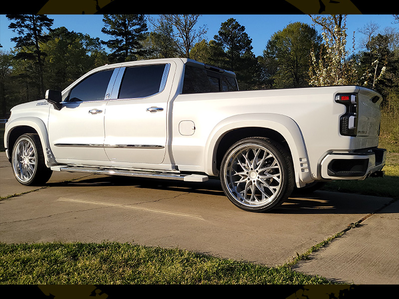 2020 Chevrolet Silverado 1500 - 26x10 Dub Wheels 305/30R26 Advanta Tires