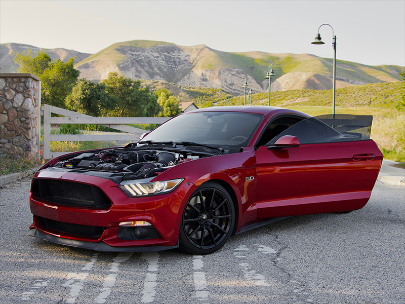 2020 Ford Mustang - Staggered MRR Wheels 255/35R19 Falken Tires