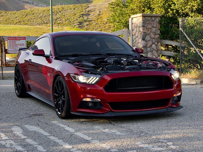 2020 Ford Mustang - Staggered MRR Wheels 255/35R19 Falken Tires