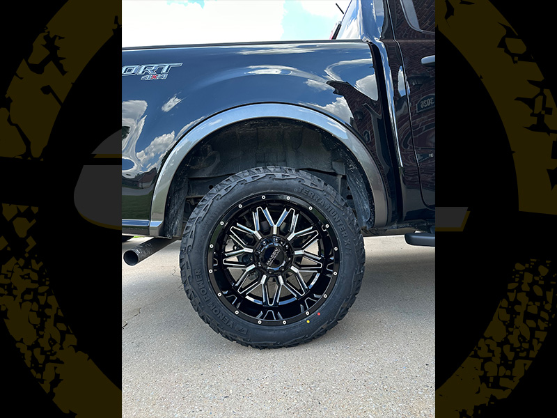 2020 Ford Ranger - 20x10 Massiv Off-Road Wheels LT285/50R20 Venom Power ...