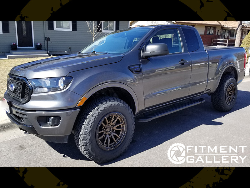 2020 Ford Ranger - 17x9 Fuel Offroad Wheels LT265/70R17 BFGoodrich Tires