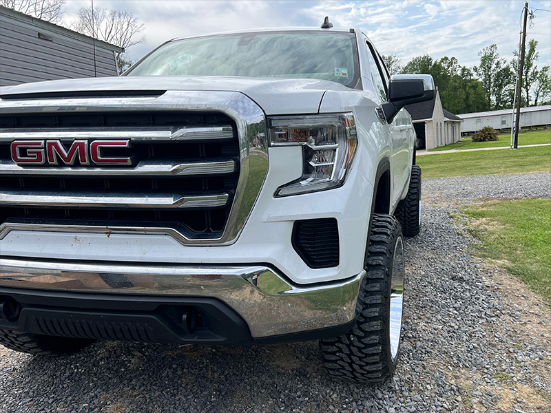 2020 GMC Sierra 1500 - 24x12 Vision Offroad Wheels LT35x12.50R24 Haida ...
