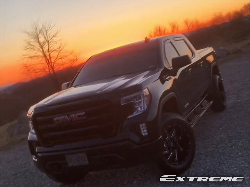 2020 GMC Sierra - 20x10 Vision Offroad Wheels 275/65/20 Goodyear Tires
