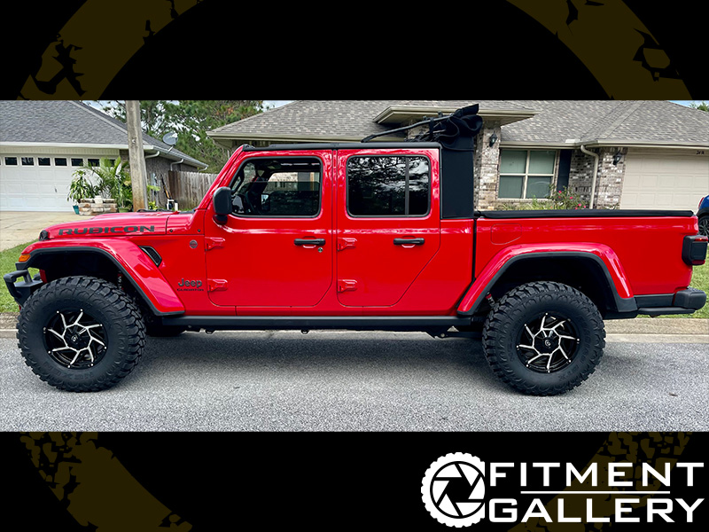 2020 Jeep Gladiator - 17x9 Vision Offroad Wheels 35x12.50R17 Nexen Tires