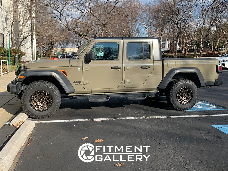 2020 Jeep Gladiator - 17x9 Fuel Offroad Wheels LT285/70R17 BFGoodrich Tires